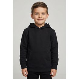 Kapuzensweatshirt Tom Tailor, Jungen, Gr. 152, schwarz (heavy schwarz), Sweatware, Obermaterial: 100% Baumwolle, unifarben, angesetztes B&uuml;ndchen, Sweatshirts, mit R&uuml;ckenprint