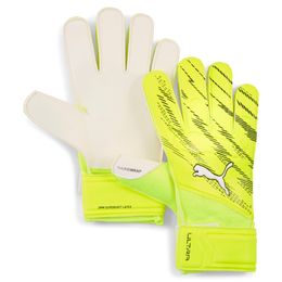 Torwarthandschuhe Puma "ULTRA PLAY RC", Damen, Gr. 11, gelb alert, Puma schwarz, Netz, Materialmix, gemustert, Handschuhe, f&uuml;r sportliche Eins&auml;tze, mit superweichem Latex-Grip