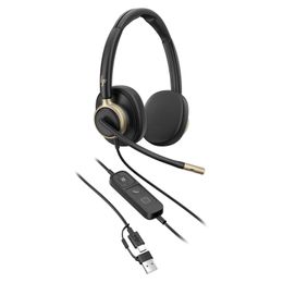 HP Poly Mission 825 kabelgebundenes Stereo-USB-Headset