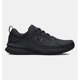 Trainingsschuh Under Armour "UA CHARGED EDGE", Herren, Gr. 44, schwarz, schwarz, schwarz, Leder, Synthetik, Textil, Schuhe, Gute D&auml;mpfung