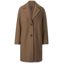 LangerChen Damen-Wollmantel XL Braun