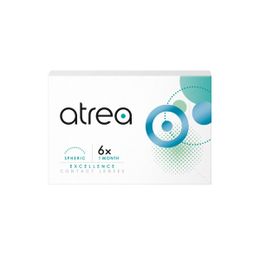 Atrea Excellence 1 Month Spheric (6er Packung) | Monatslinsen | Sph&auml;rische Linsen | Kontaktlinsen