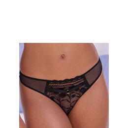 Damen String, Schwarz, Gr. 40/42, Nuance by Lascana, Unterhosen, Material: Polyamid