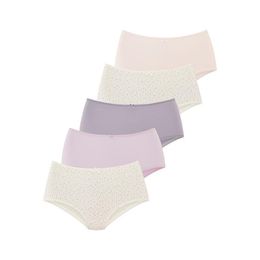 VIVANCE BY LASCANA Taillenslip pink Gr. 44/46 f&uuml;r Damen. Mit Schleife. K&ouml;rpernah. Nachhaltig.