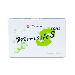 Menisoft S toric (6er Packung) | 14-Tageslinsen | Torische Linsen | Kontaktlinsen