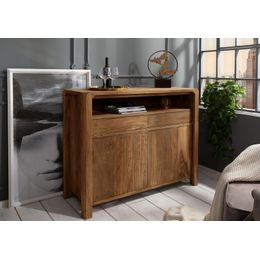 Sideboard Sheesham 120x45x100 braun ge&ouml;lt BUENO #1005