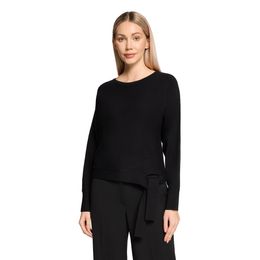 Strickpullover Betty Barclay "Damen mit Fledermaus&auml;rmeln", Damen, Gr. 36, schwarz, Strick, Obermaterial: 55% Viskose, 30% Polyester, 15% Polyamid, figurumspielend normal, Rundhals, Pullover Strickpullover