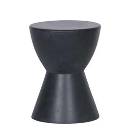 Pharao24.de Tonfaser Hocker in Anthrazit modern (2er Set)