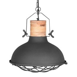 Pharao24.de H&auml;ngeleuchte in Grau Skandi Design
