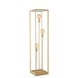 Pharao24.de Stehlampe in Goldfarben Metall