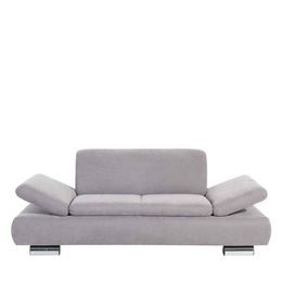 Pharao24.de Sofa mit Fu&szlig;gestell aus Metall gepolsterter R&uuml;ckenlehne