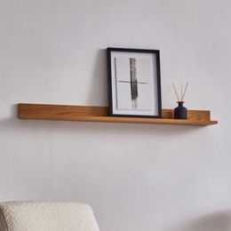 Pharao24.de Wand Regal schlicht in Eichefarben modernes Design