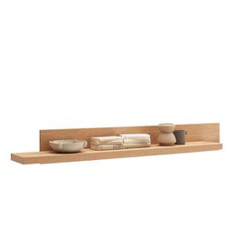 Pharao24.de Wandboard Regal mit R&uuml;ckwand in Eichefarben