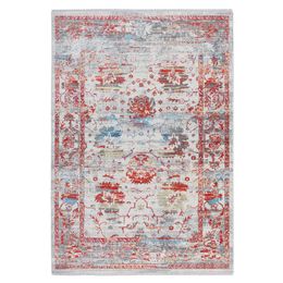 Pharao24.de Kurzflor Teppich in Bunt Vintage Design