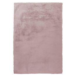Pharao24.de Kunstfell Teppich in Rosa modern