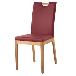 Pharao24.de 2 St&uuml;hle Esstischstuhl mit Gestell aus Massivholz 95 cm hoch (2er Set)