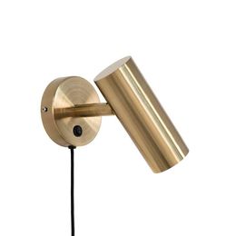 Pharao24.de Wandleuchte Messing aus Stahl verstellbar