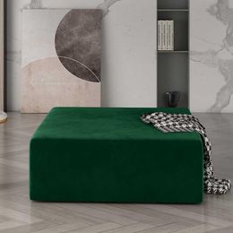 Pharao24.de Hocker Polsterhocker aus Samt 42 cm hoch