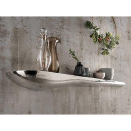 Pharao24.de Regal in Steinform aus Aluminium 111 cm breit