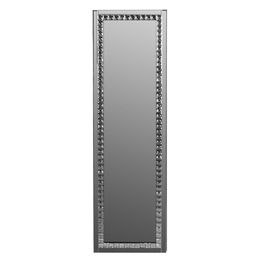 Pharao24.de Schrank mit Schmuckaufbewahrung in Silberfarben 120 cm hoch