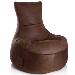 Pharao24.de Sitzkissen in Braun Sesselform
