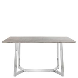Pharao24.de Esstisch Tisch Esszimmer aus Metall und MDF