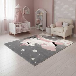 Pharao24.de Einhorn Teppich f&uuml;r Kinderzimmer Kurzflor