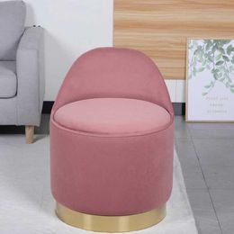 Pharao24.de Hocker in Altrosa Goldfarben