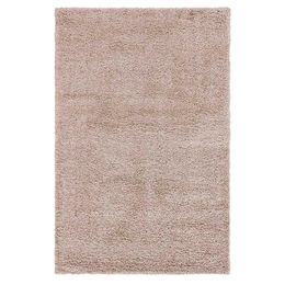 Pharao24.de Heller Shaggy Teppich Hochflor in Graubraun viele Gr&ouml;&szlig;en - auch L&auml;ufer