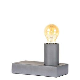 Pharao24.de Tischleuchte in Beton Grau Industry und Loft Stil