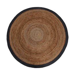 Pharao24.de Jute Teppich in Beige und Grau Landhausstil