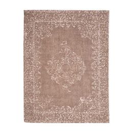 Pharao24.de Vintage Teppich in Schlammfarben orientalisch gemustert