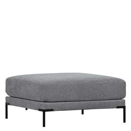 Pharao24.de Hocker Polsterhocker aus Metall und Chenillegewebe
