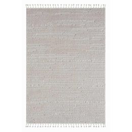 Pharao24.de Wei&szlig;er Skandi Teppich 140x200 cm - 160x230 cm 200x290 cm
