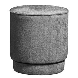 Pharao24.de Sitzhocker Polsterhocker auf Sockel in runder Form