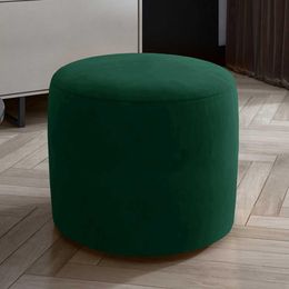 Pharao24.de Hocker Couchhocker aus Samt mit Schaumstoffpolsterung