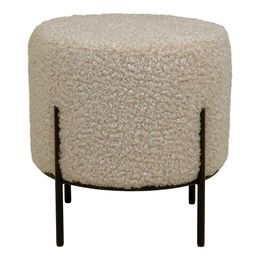 Pharao24.de Webpl&uuml;sch Hocker in Beige Schwarz