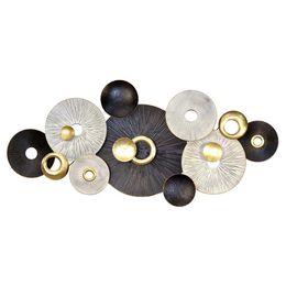 Pharao24.de Metallwandbild 140 cm breit abstraktem Muster