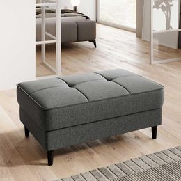 Pharao24.de Sitzhocker Couchhocker aus Webstoff in rechteckiger Form