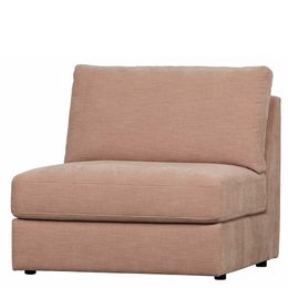 Pharao24.de Einsitzer Couch Element Rosa R&uuml;cken echt bezogen Webstoff