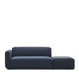 Pharao24.de Modul Dreisitzer Sofa in Dunkelblau modernem Design