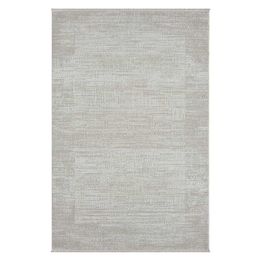 Pharao24.de Teppich Rechteck Kurzflor in Cremefarben und Beige Skandi Design