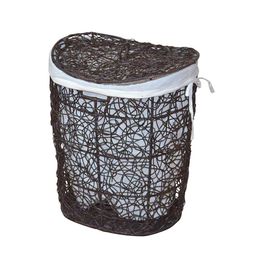 Pharao24.de W&auml;schesammler in Braun Rattan