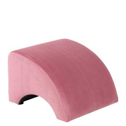 Pharao24.de Hocker Rosa modern aus Samtvelours 54 cm Sitztiefe