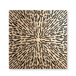 Pharao24.de Wandbild Wanddeko in Goldfarben aus MDF