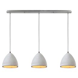 Pharao24.de Deckenleuchte modern Beton Grau