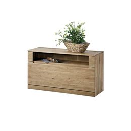 Pharao24.de Lowboard aus Wildeiche Massivholz 120 cm breit