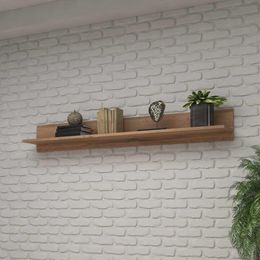 Pharao24.de Wohnzimmer Wand Regal 160 cm breit mit R&uuml;ckwand