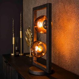 Pharao24.de Tischlampe im Industry und Loft Stil Metall
