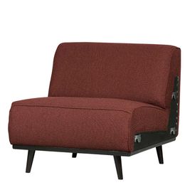 Pharao24.de 1-Sitzer Element Modulsofa in Kastanienfarben Boucle Stoff